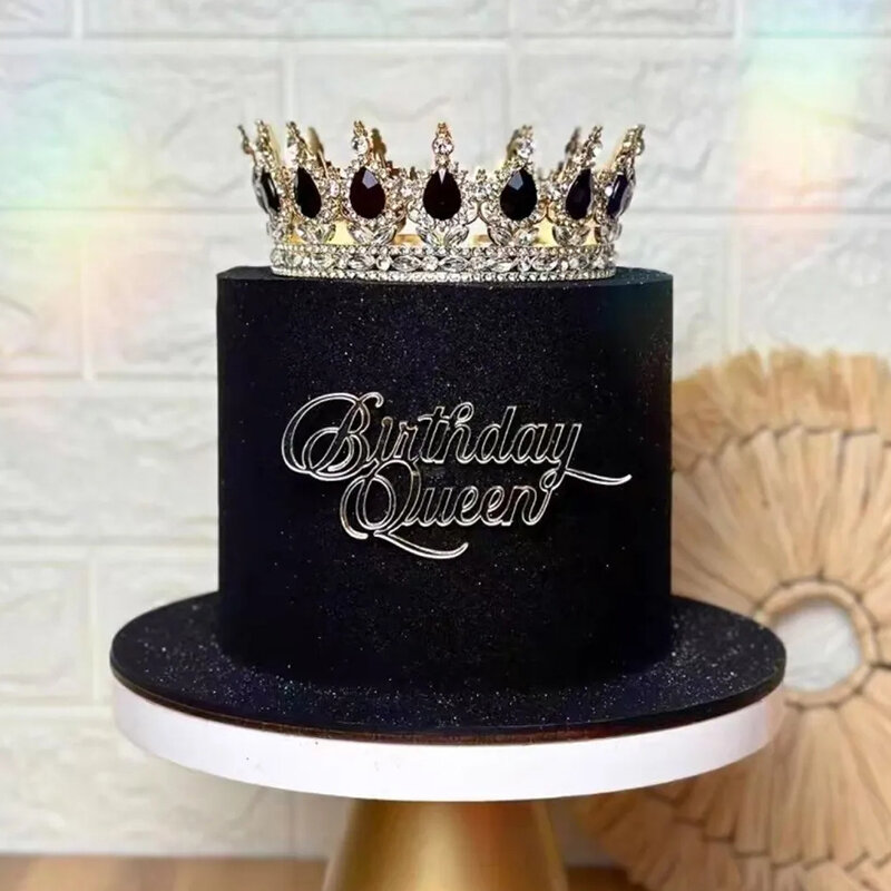Топпер для торта корона королевы – праздничное украшение для свадеб, дней рождения и торжеств