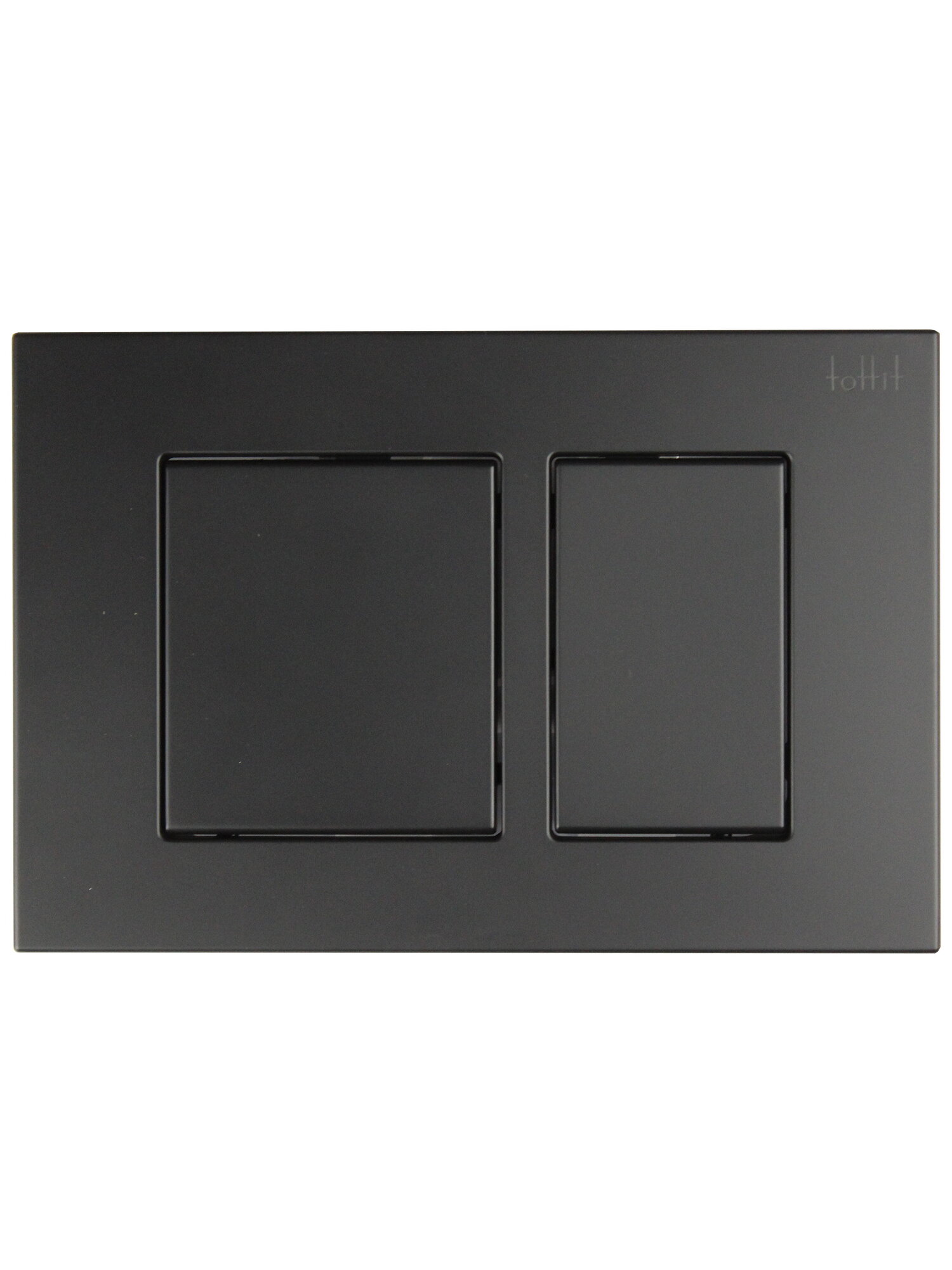Клавиша смыва toHit Ixion Pane 04 для инсталляций Ixion/Ixion Compact, мех, дв-ой. смыв, черн. мат