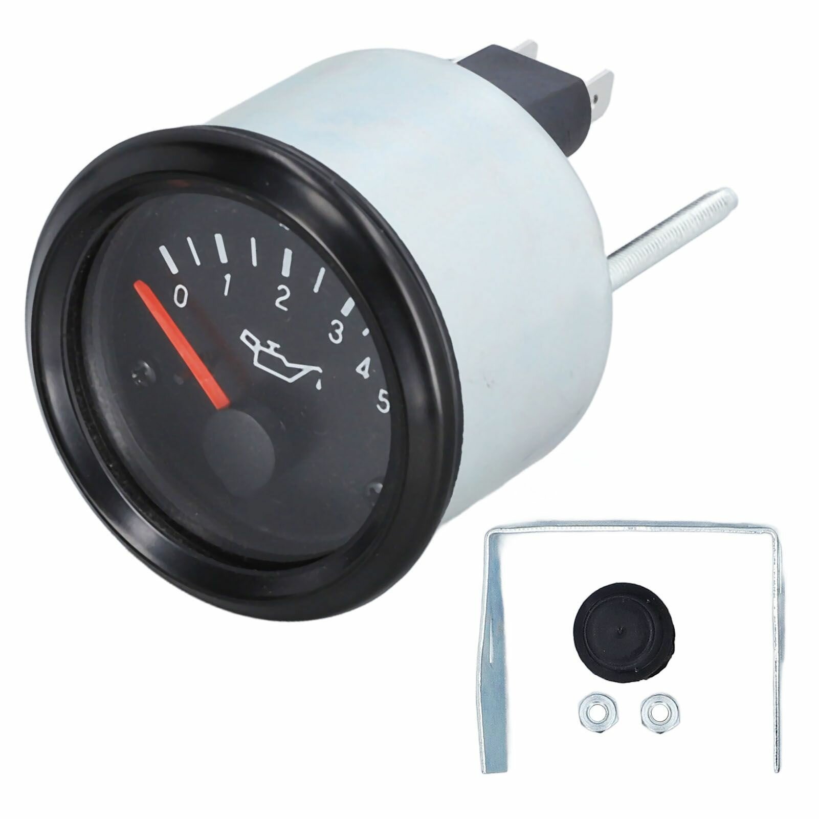 Манометр давления масла 0-5bar 52мм LED 24V (350-040-003)