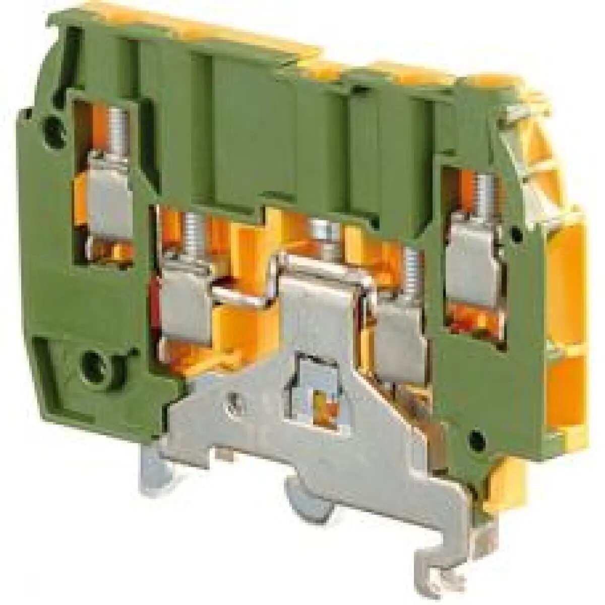 Клемма винтовая M4/6.4A. P 4мм. кв. Земля 1SNA195638R2300 ABB