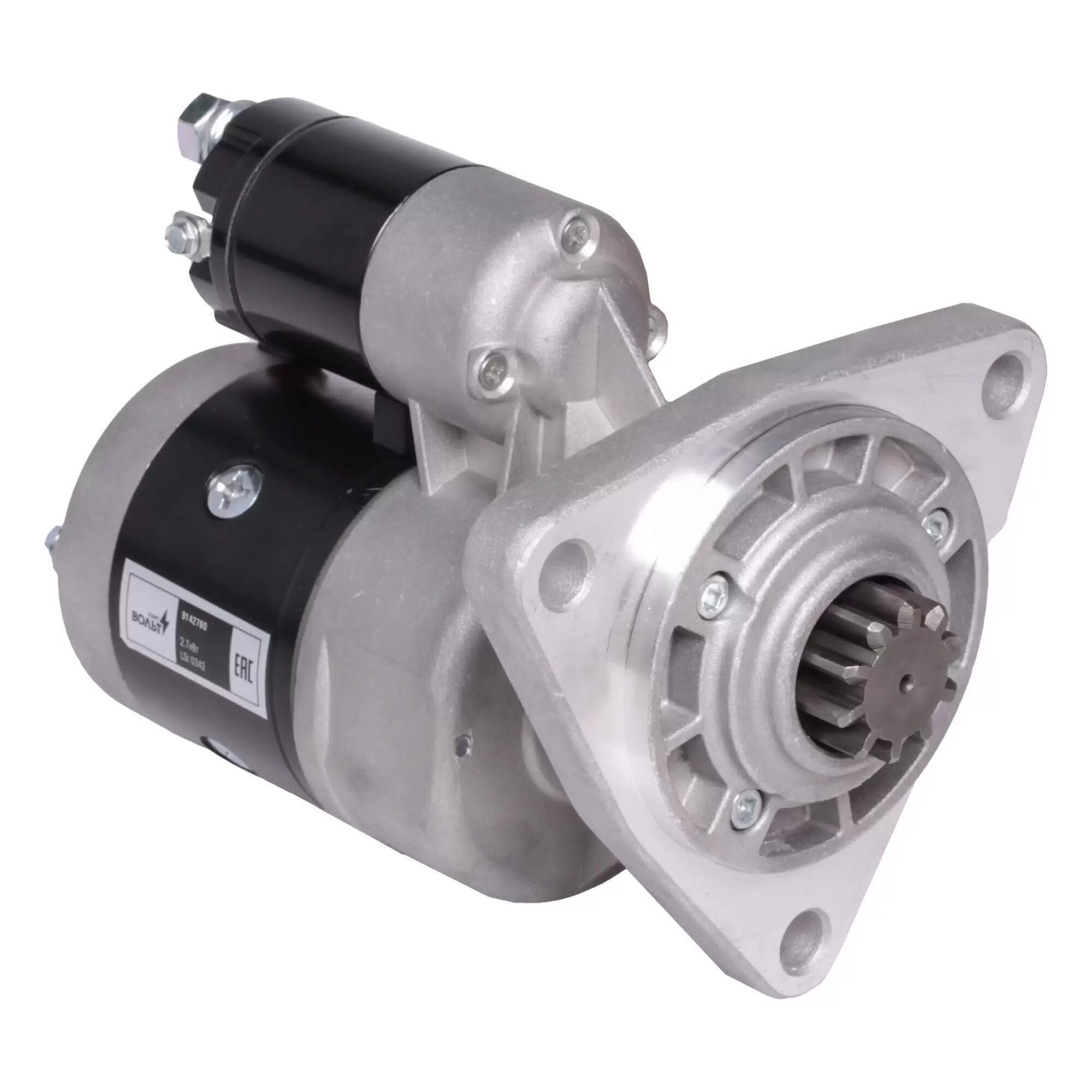 Стартер МТЗ 80, МТЗ 82 редукторный 12В (2.7 кВт) STARTVOLT LSt 0342 / 9 142 780 / 9142780