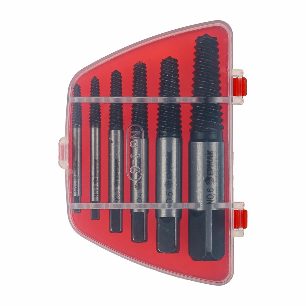 Набор экстракторов стальных ермак 6 шт