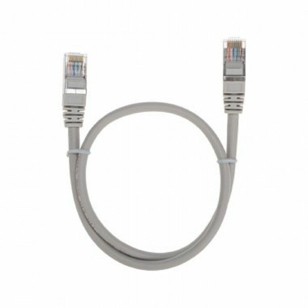 Rexant Патч - корды сетевые, телефонные 02 - 0110 - 05 Патч - корд F UTP, CAT 5e, RJ45 - RJ45, 26AWG, LSZH, серый, 0,5м
