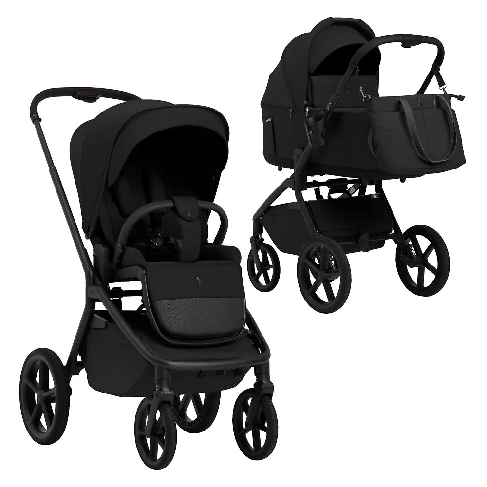 Детская коляска 2в1 Sweet Baby Orso, цвет Black SBL (Чёрный), артикул производителя 427635