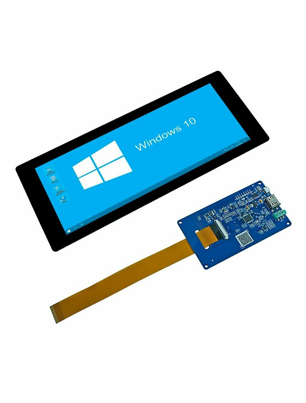 Дисплей WKS68VG001-WCT сенсорный широкоформатный 6.86" 480х1280 IPS HDMI