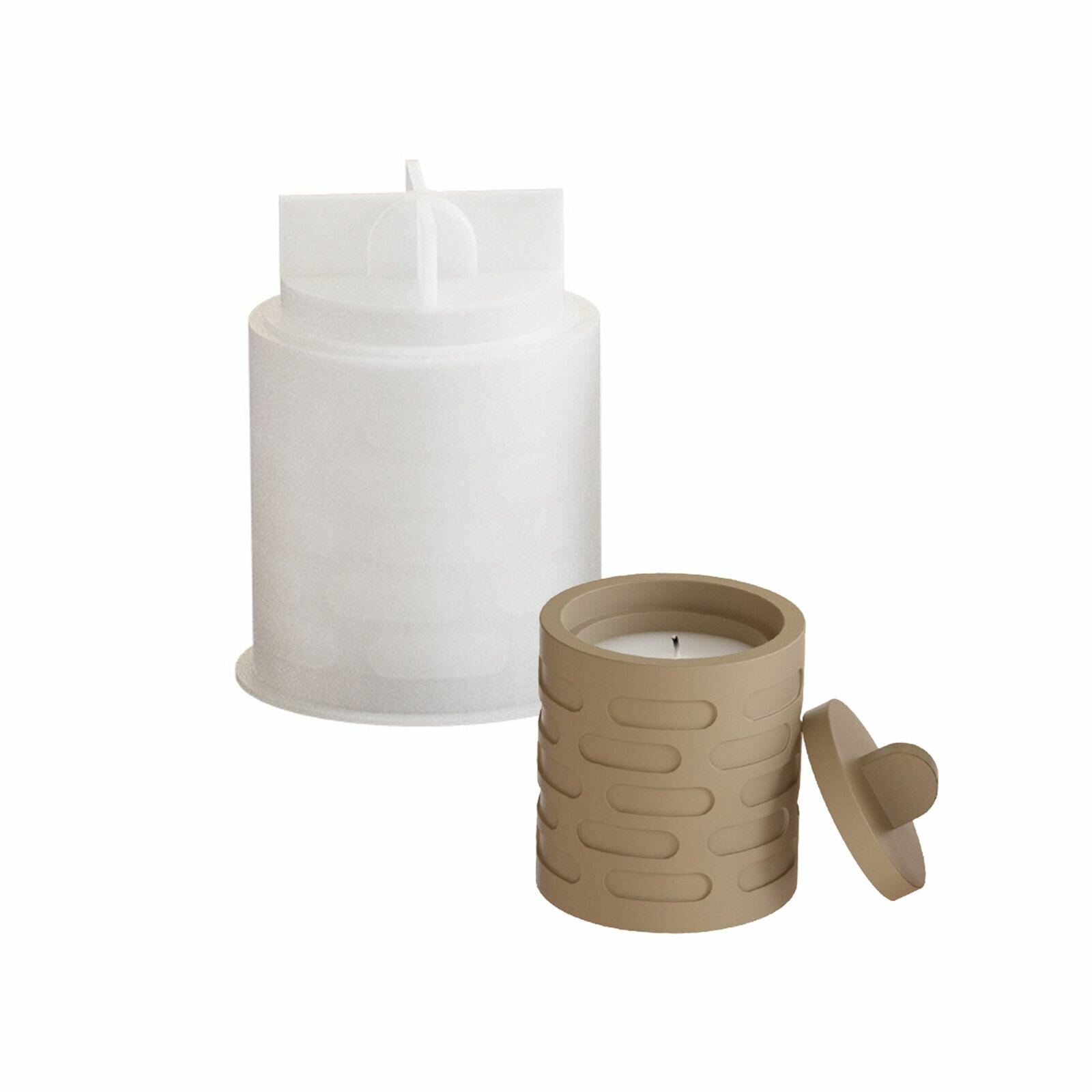 Творческая силиконовая банка и формы для крышки изготовления контейнеров из смолы