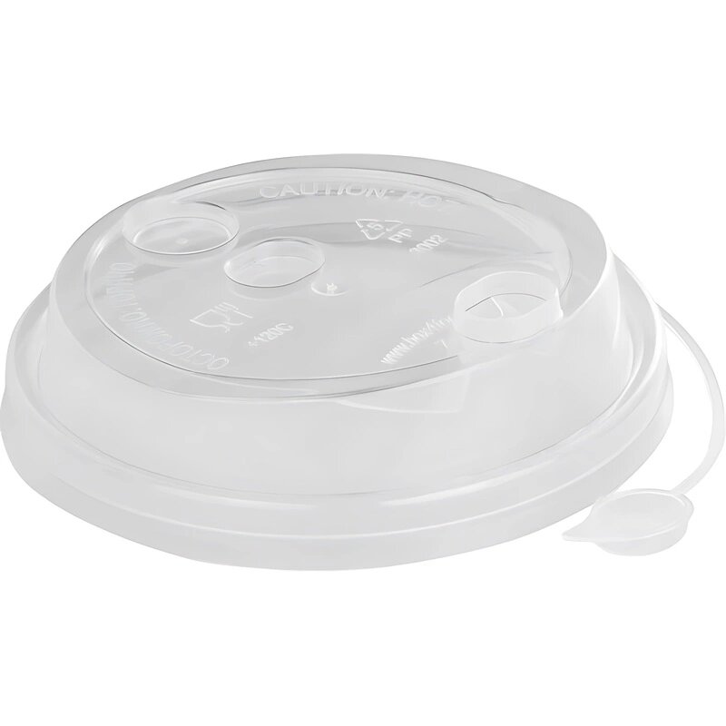 Крышка д/стакана с питейн. ПП d-80мм прозр, 1000шт/кор (3002П)