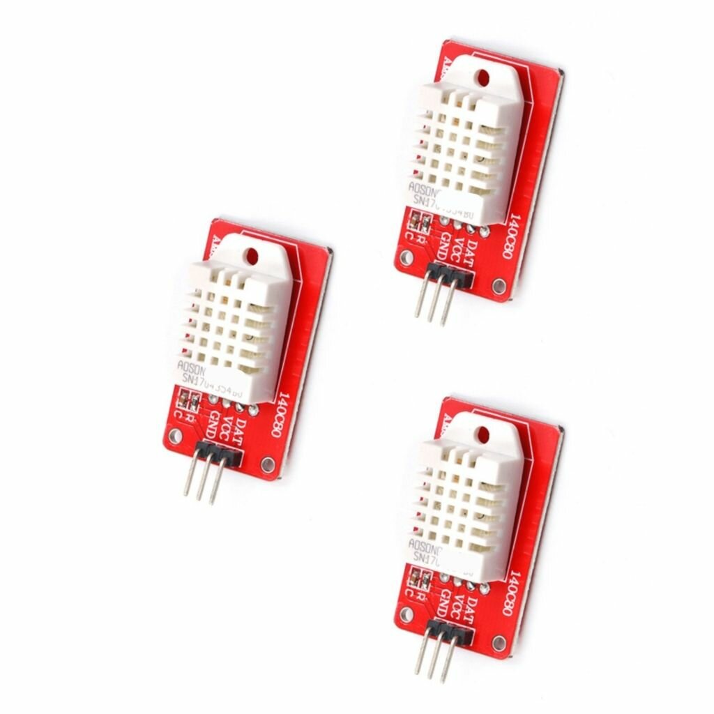 3 высокоточных модуля цифровых датчиков температуры и влажности AM2302 DHT22