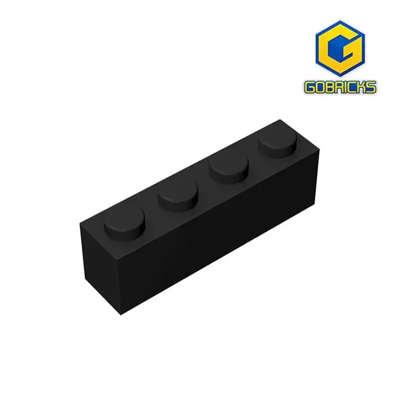 Кирпич Gobricks 1x4 Белый (180)
