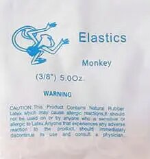 Ортодонтические резинки DENTOSEE Force Zoo Pack 3,5/5,0/6,5 унций 5.0 OZ-Monkey