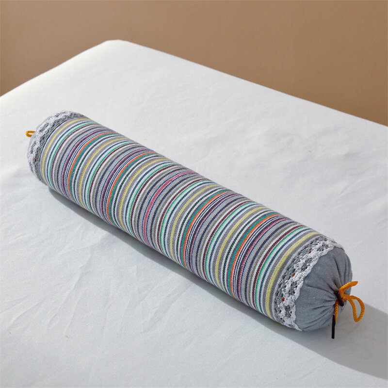 Подушка для шеи из гречихи, круглая подушка, цилиндрическая подушка для сна, специальная поддержка для шеи, подушка для поддержки шеи в виде конфеты