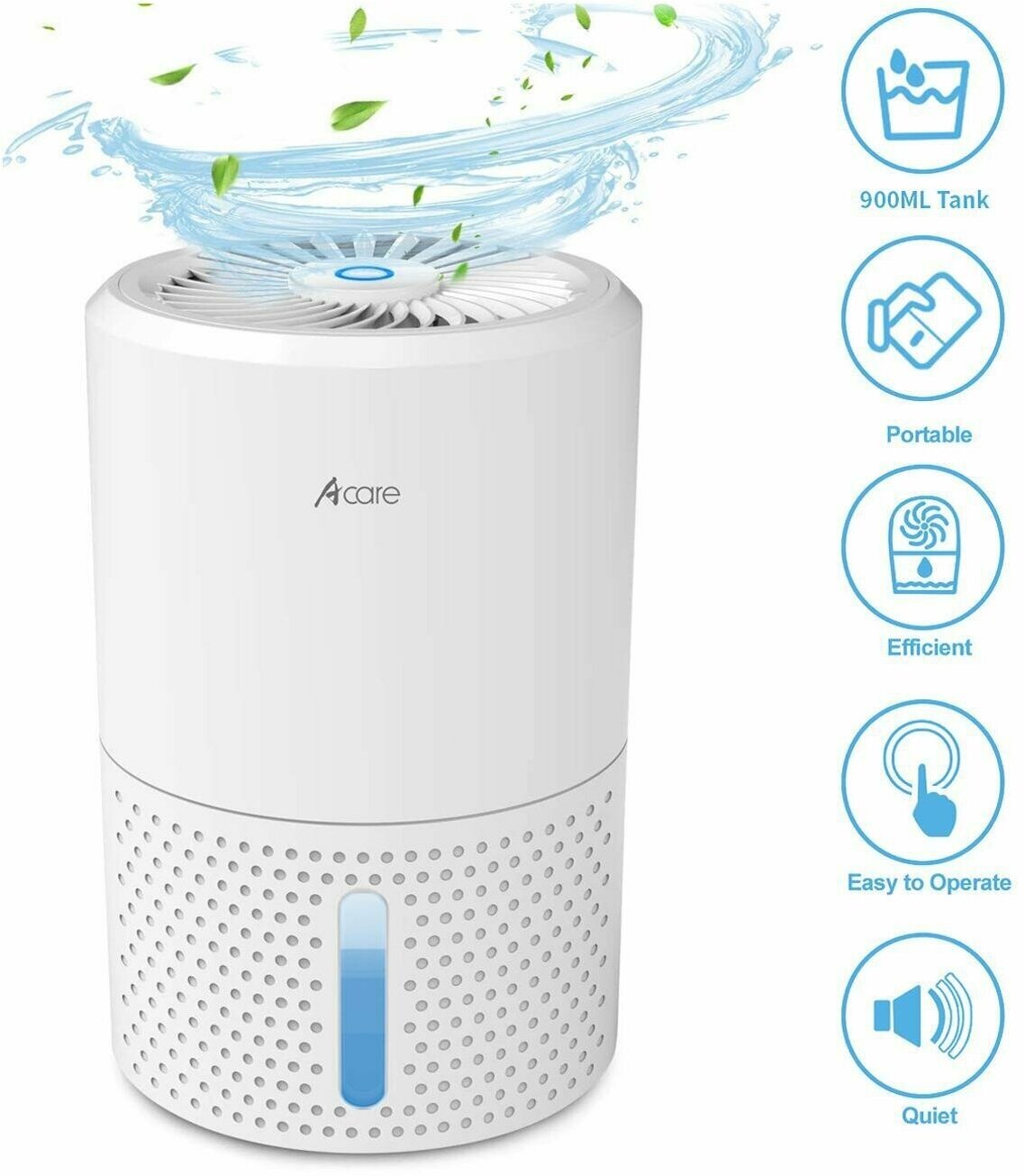 Мини-осушитель "Air Aromacare", настольный, 1500 куб. футов, белый