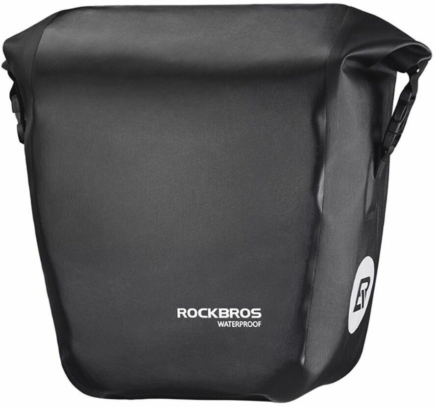 Водонепроницаемая сумка на багажник велосипеда ROCKBROS, 27л - черная