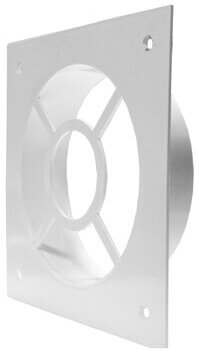 Накладка торцевая, 160х160 мм, с фланцем диаметром 125 мм