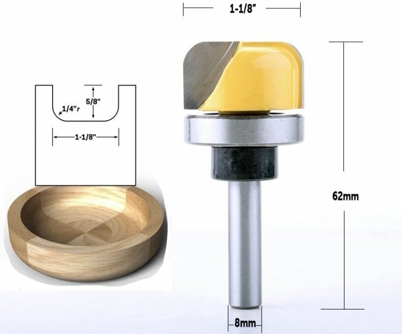 Фреза для менажниц и чаш