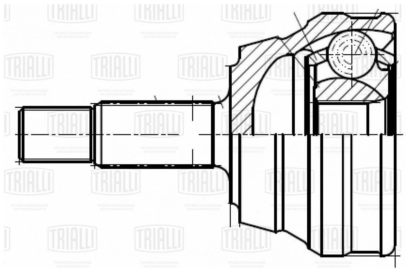 ШРУС наружный Trialli GO0940