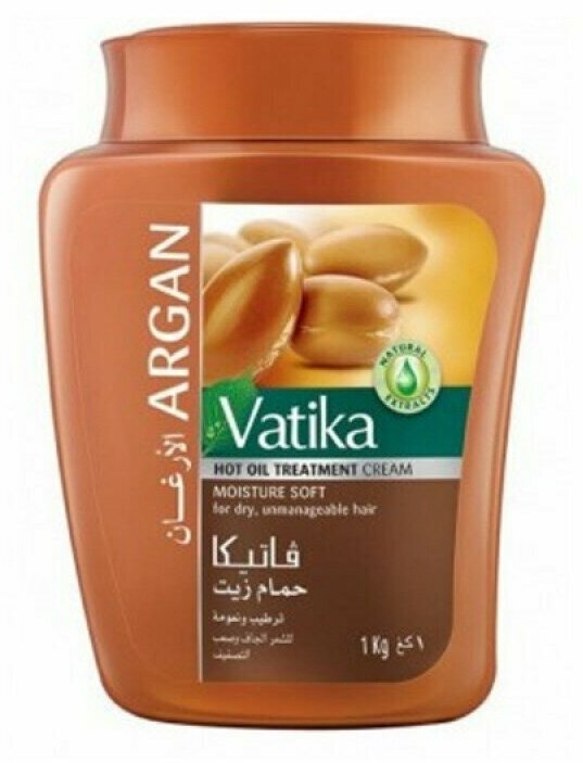 Маска для волос Dabur Vatika увлажнение и мягкость волос, 500 гр.