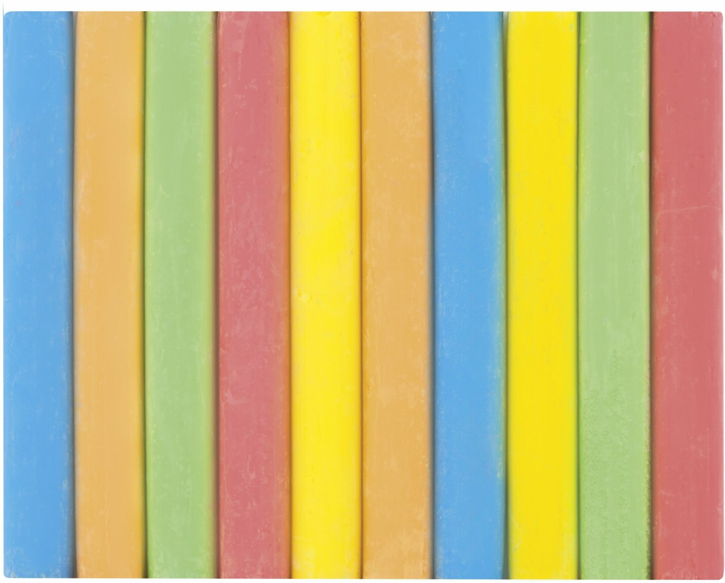 Упаковка 18 шт. Мел цветной круглый 10 штук, 5 цветов, BRAUBERG антипыль, картонная упаковка, европодвес, 223552