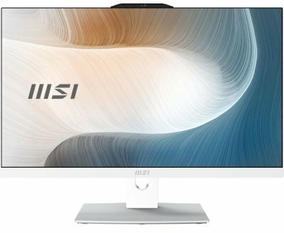 Моноблок Modern AM272P 12M-1041XRU Intel Core i5 1235U, 1.3 GHz - 4.4 GHz, 16384 Mb, 1000 Gb SSD, 27" Full HD 1920x1080, DVD нет, Intel Iris Xe Graphics, 120W, No OS, белый, 7.62 кг, 9S6-AF8212-1041