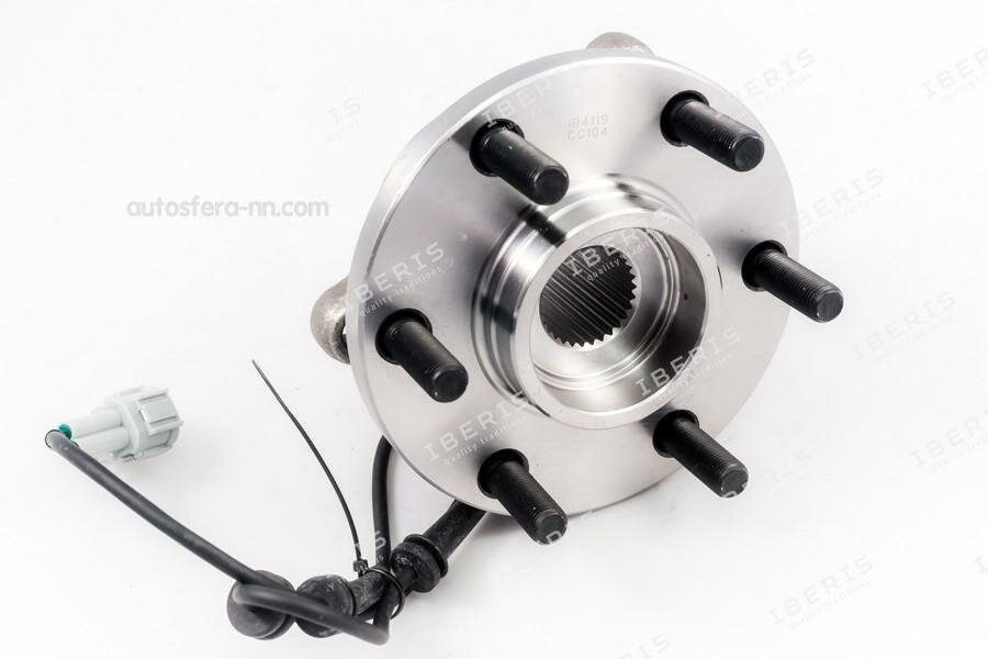 IBERIS IB4119 ступица передняя (+ABS) NISSAN PATHFINDER III (R51) -14, NAVARA (D40) -10