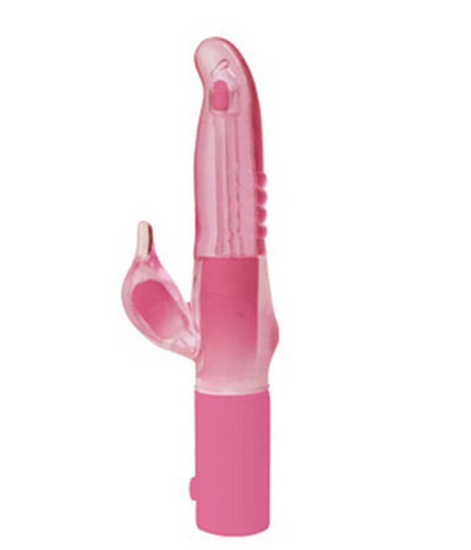Вибратор с вращением головки Smooth Inn Pink