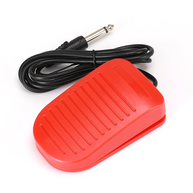 Педаль для тату блоков, Красная, с разъёмом RCA