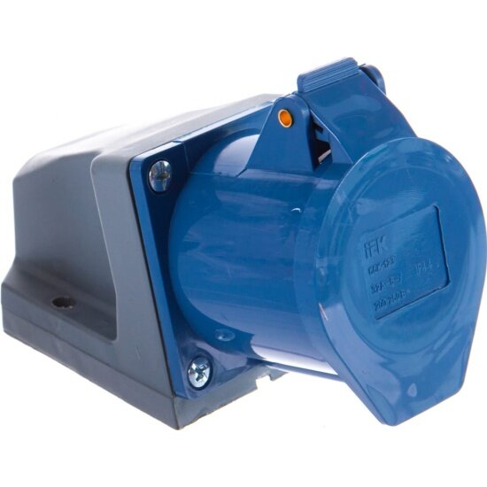 Розетка Iek ОП 32А 220В 2P+PЕ ССИ-123 IP44, PSR11-032-3