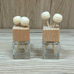 Флакон автомобильный на дефлектор прозрачный 6 мл.