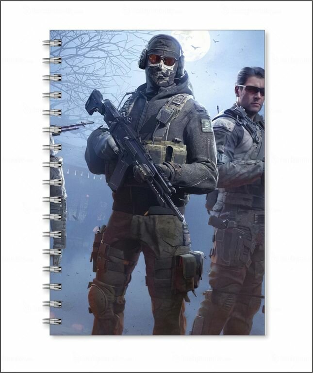 Тетрадь Call of Duty, Кол оф Дьюти №7, А4