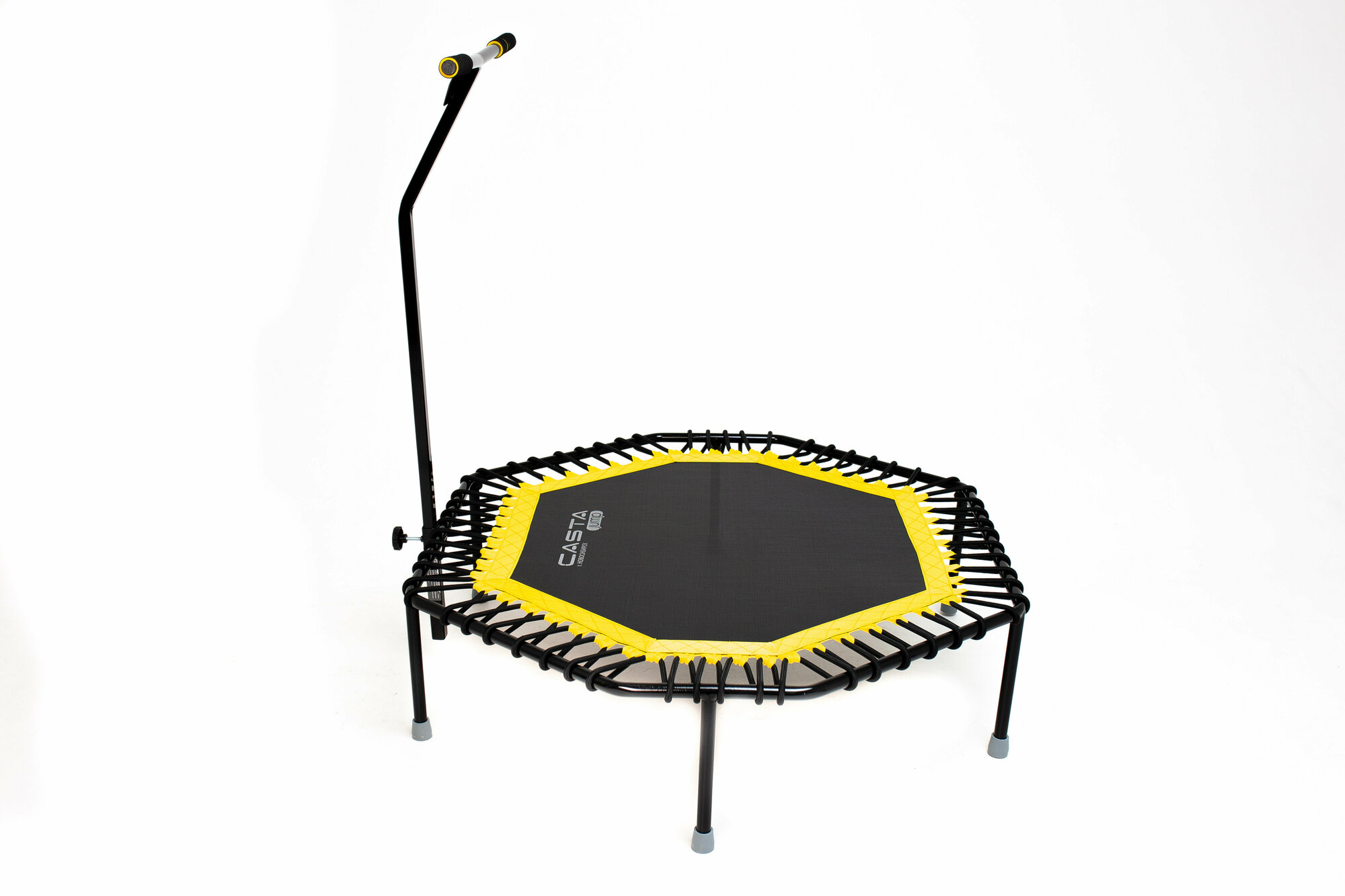 Для фитнеса с ручкой. Восьмиугольный: желтый