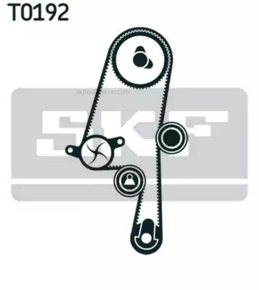 SKF VKMC06220 Комплект ремня ГРМ (с помпой) VOLVO D 02-