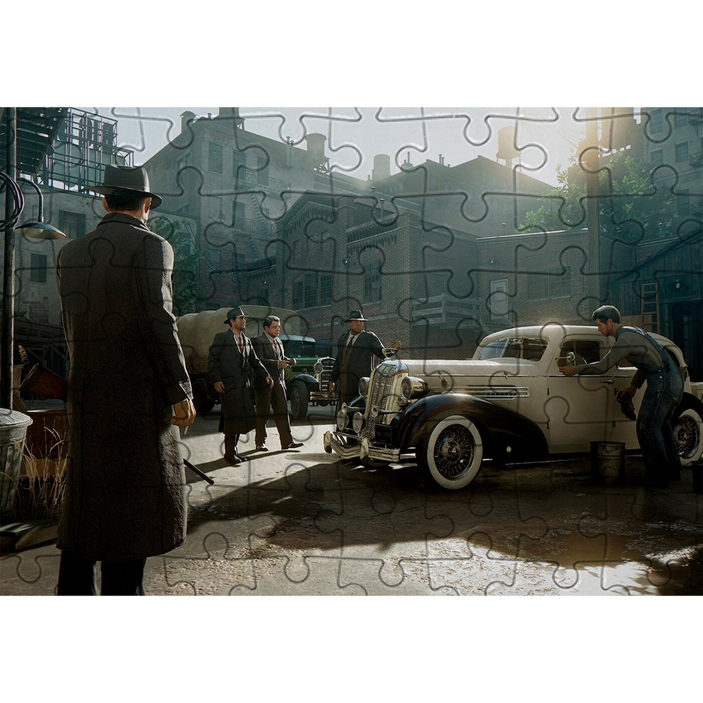 Пазл картонный А4: модель Mafia - 34