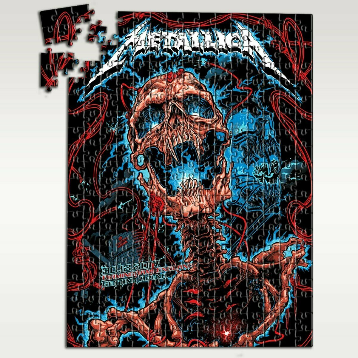 Пазл картонный А3: модель Музыка Metalica - 6316 П