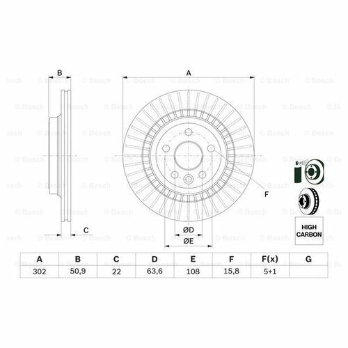 Сальник коленчатого вала Bosch F 00V C38 002