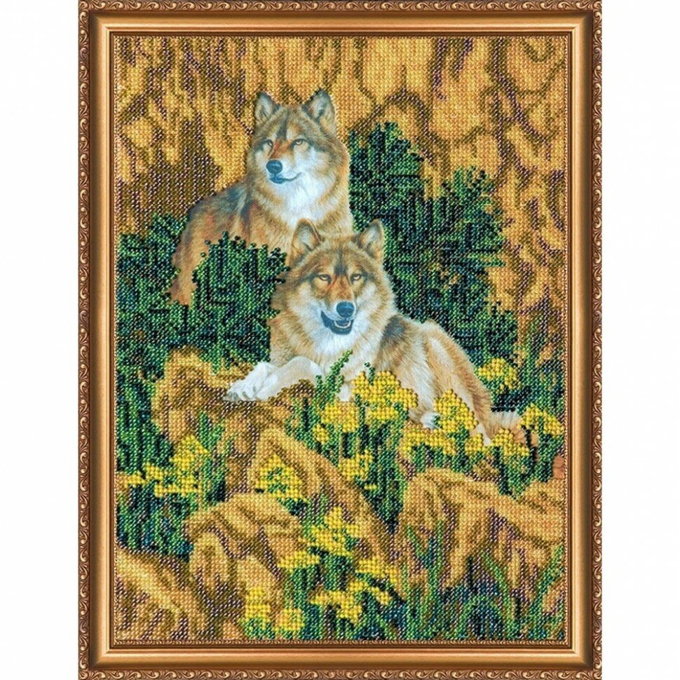 Набор для вышивания AbrisArt #AB-121 Верность, Вышивка бисером, 24.5 x 32 см