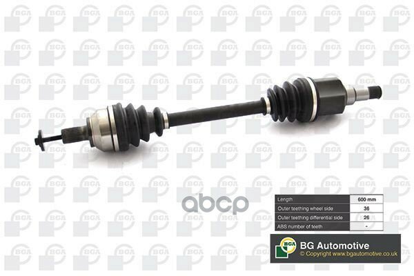 Полуось Ford C-MAX 2007-2011, Focus 2009-2011, Focus C-Max 2006-2007 шт. Bga арт. DS2321L