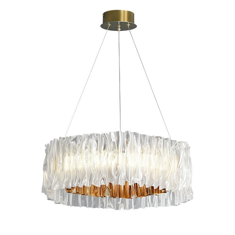 Люстра Delight Collection Accordeon 10310P-580 white/gold, Белый/Золотой, LED, 1 x 50 Вт.