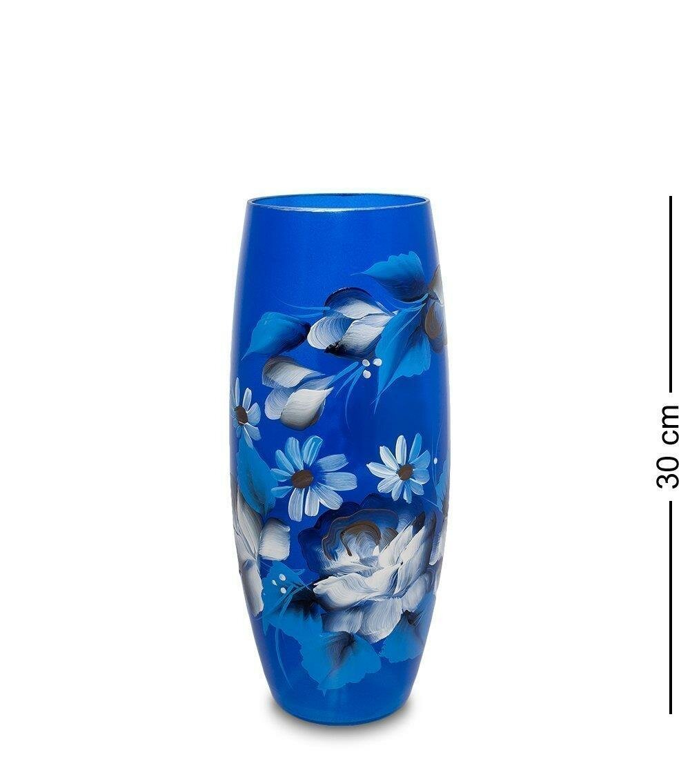 Стеклянная ваза Вечерний натюрморт (ручная работа)