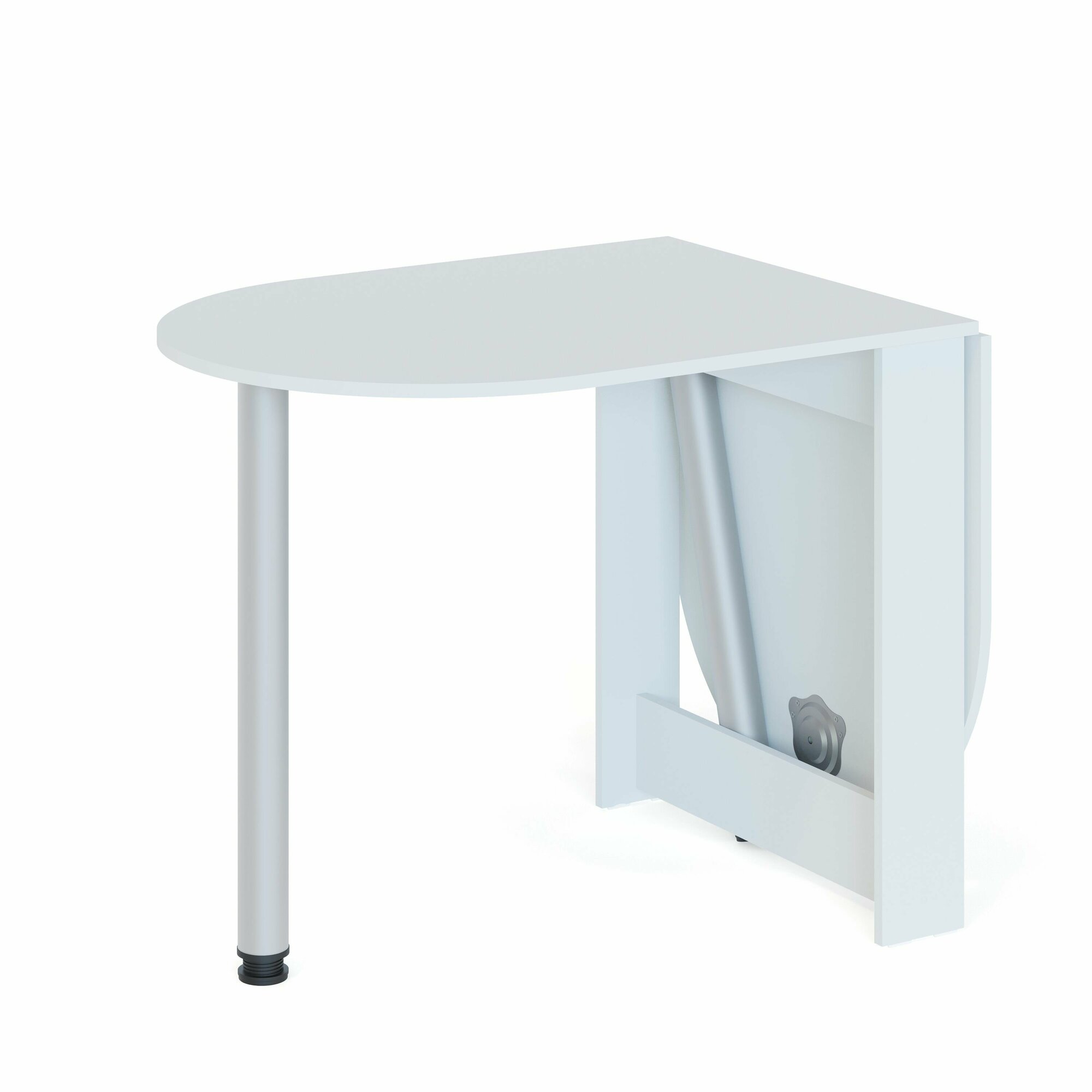 Стол раскладной Сокол СП-17 Белый Размеры: Высота 740мм Глубина 674мм Ширина 916мм