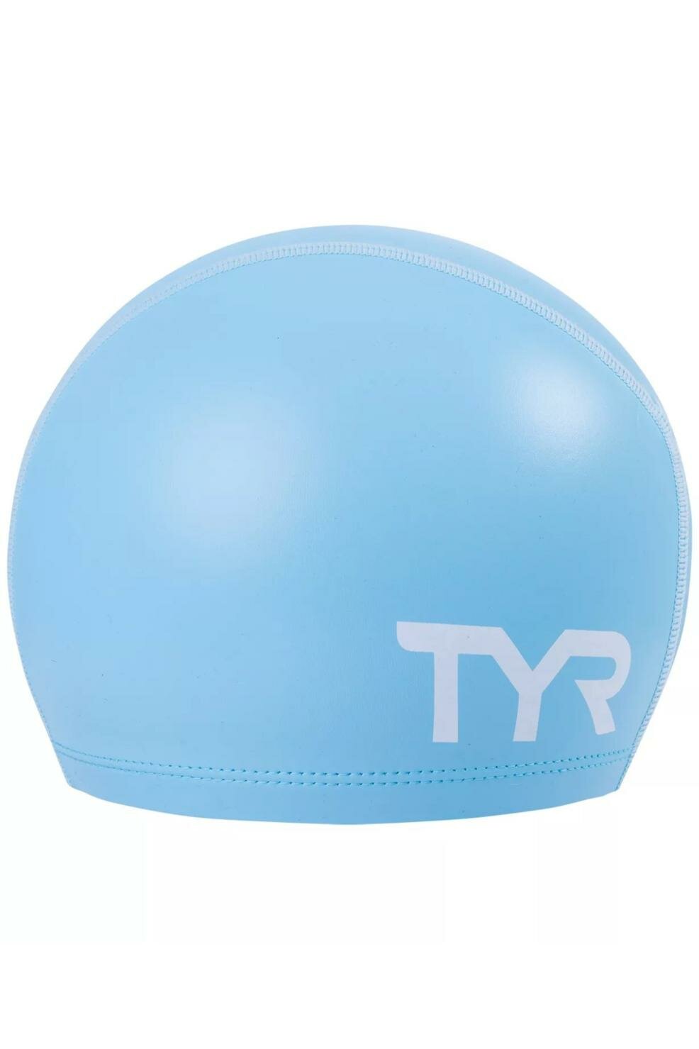 Шапочка для плавания TYR Long Hair Silicone Comfort Swim Cap Голубой