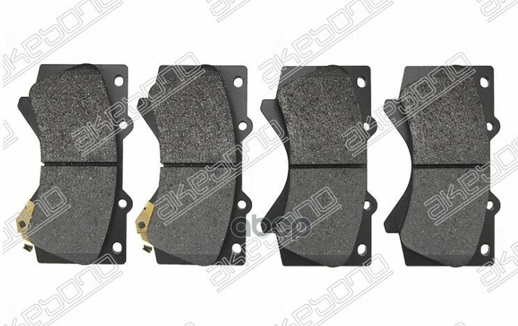 Колодки тормозные Akebono AX755WK передние дисковые Toyota Land Cruiser (J200) 07-21