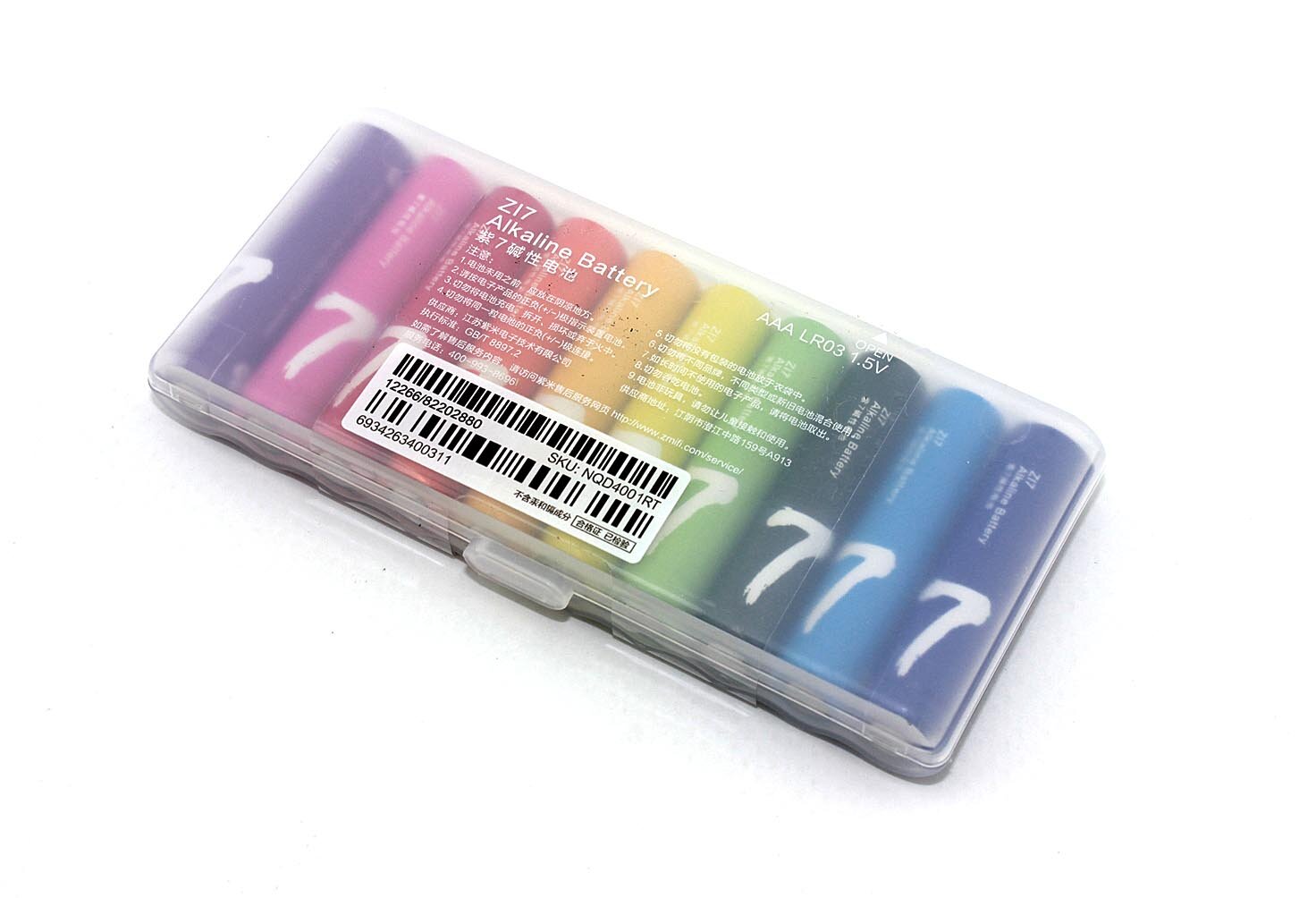 Батарейки Sino Power ZI7-AAA Rainbow Colors (10 шт.)