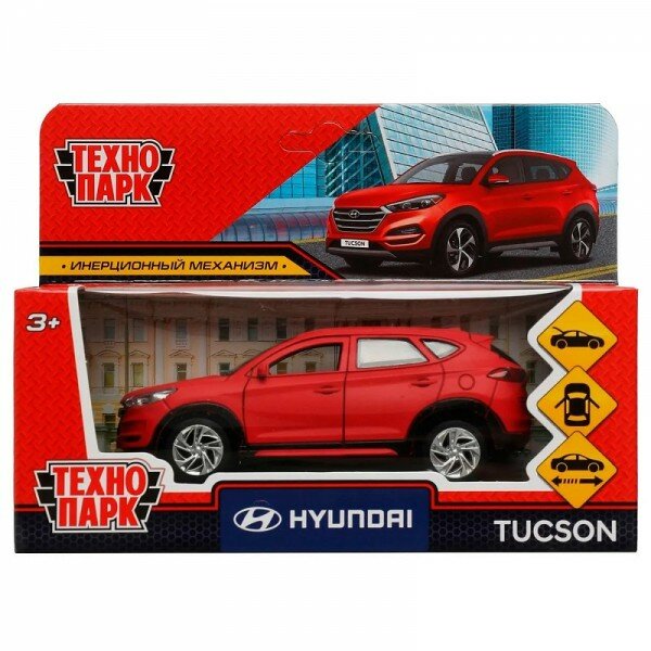 Машинка Технопарк Hyundai Tucson красный, арт. TUCSON-12FIL-RD