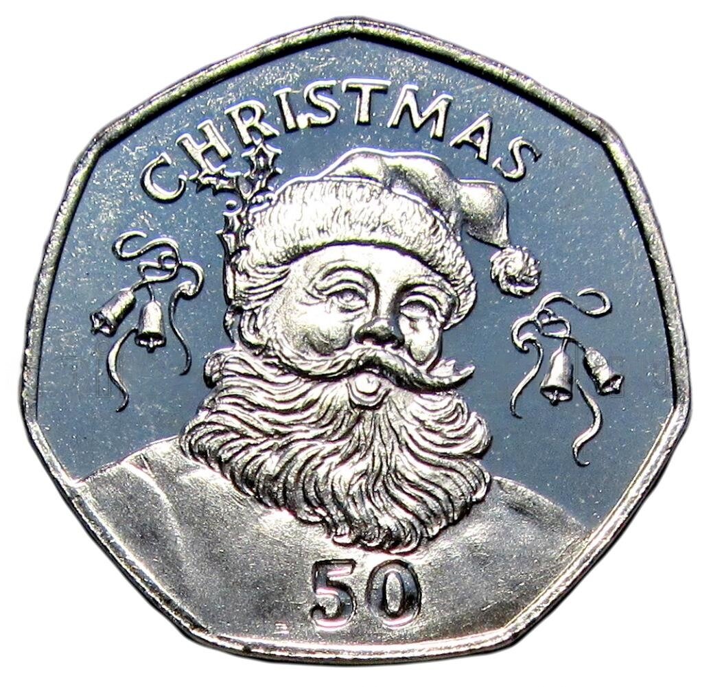 50 пенсов 2017 Гибралтар Рождество Санта-Клаус