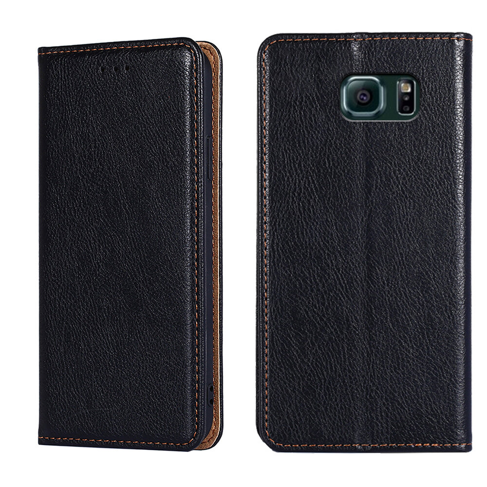 Чехол-книжка MyPads для Samsung Galaxy S6 Edge+ (SM-G928) / Самсунг S6 edge Plus,(черный)
