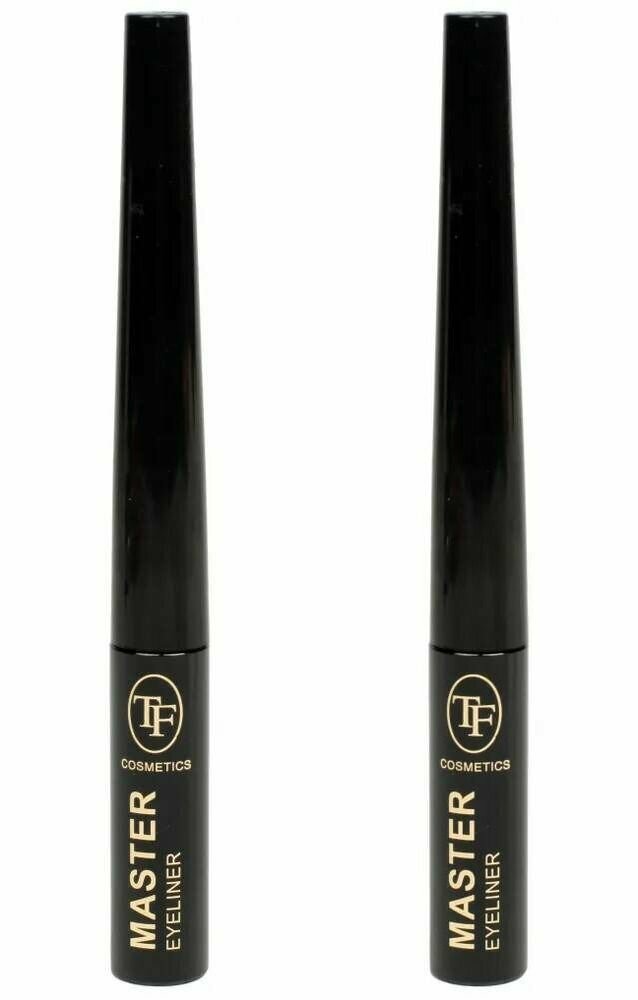 TF Cosmetics Подводка жидкая для глаз Master Eyeliner, Черный, 2 шт