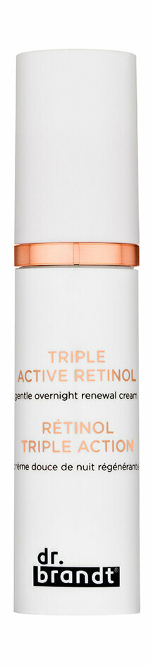 DR.BRANDT Triple Active Retinol Крем для лица ночной регенерирующий с ретинолом, 30 мл