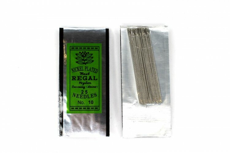 Иглы для бисера Regal №10, простое ушко, 1034-014, 25шт