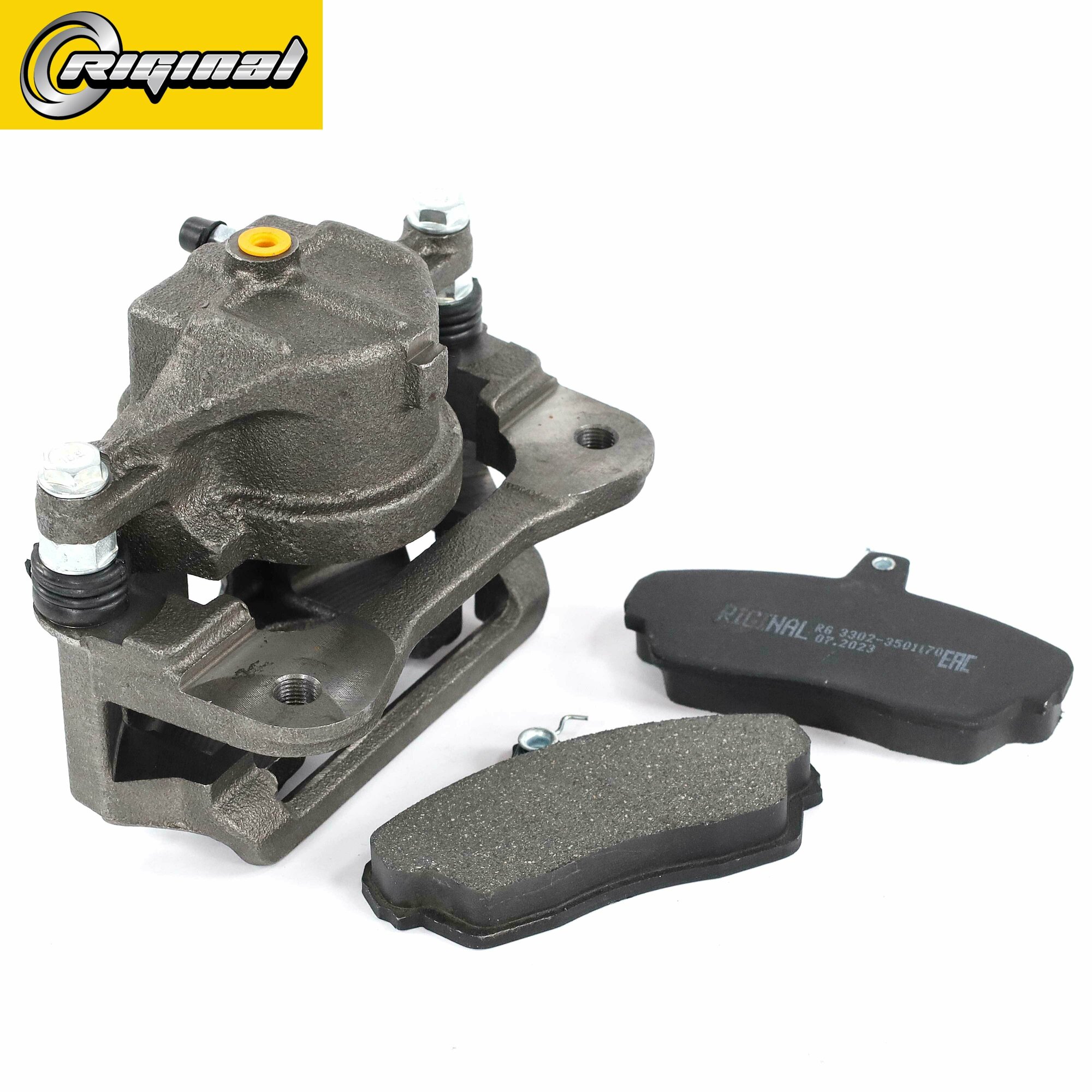 Суппорт для а/м Г-3302-3221, 3110 левый с колодками от бренда Riginal