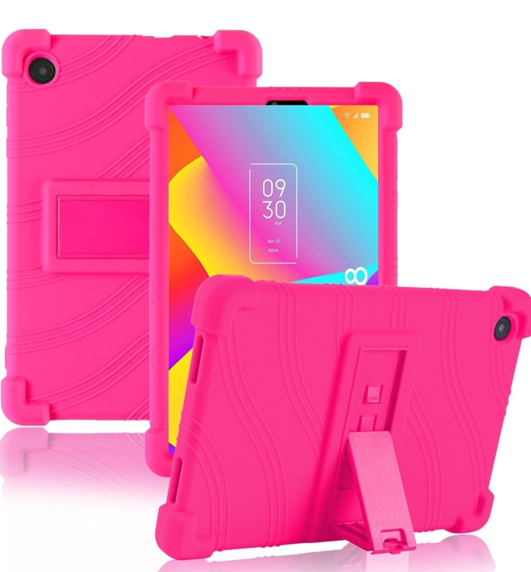 Противоударный усиленный ударопрочный чехол-бампер-пенал MyPads для Huawei MatePad T 8.0 LTE/ Wi-Fi (KOB2-L09) 2020 , розовый